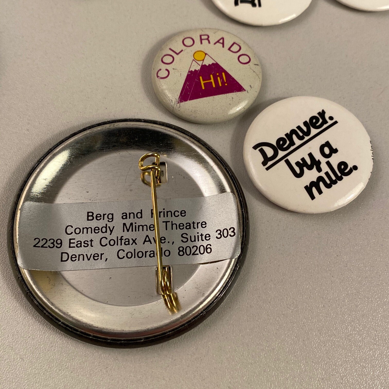 10 Colorado and Denver 1980s Pinback Buttons Vintage 80s Fan | Etsy