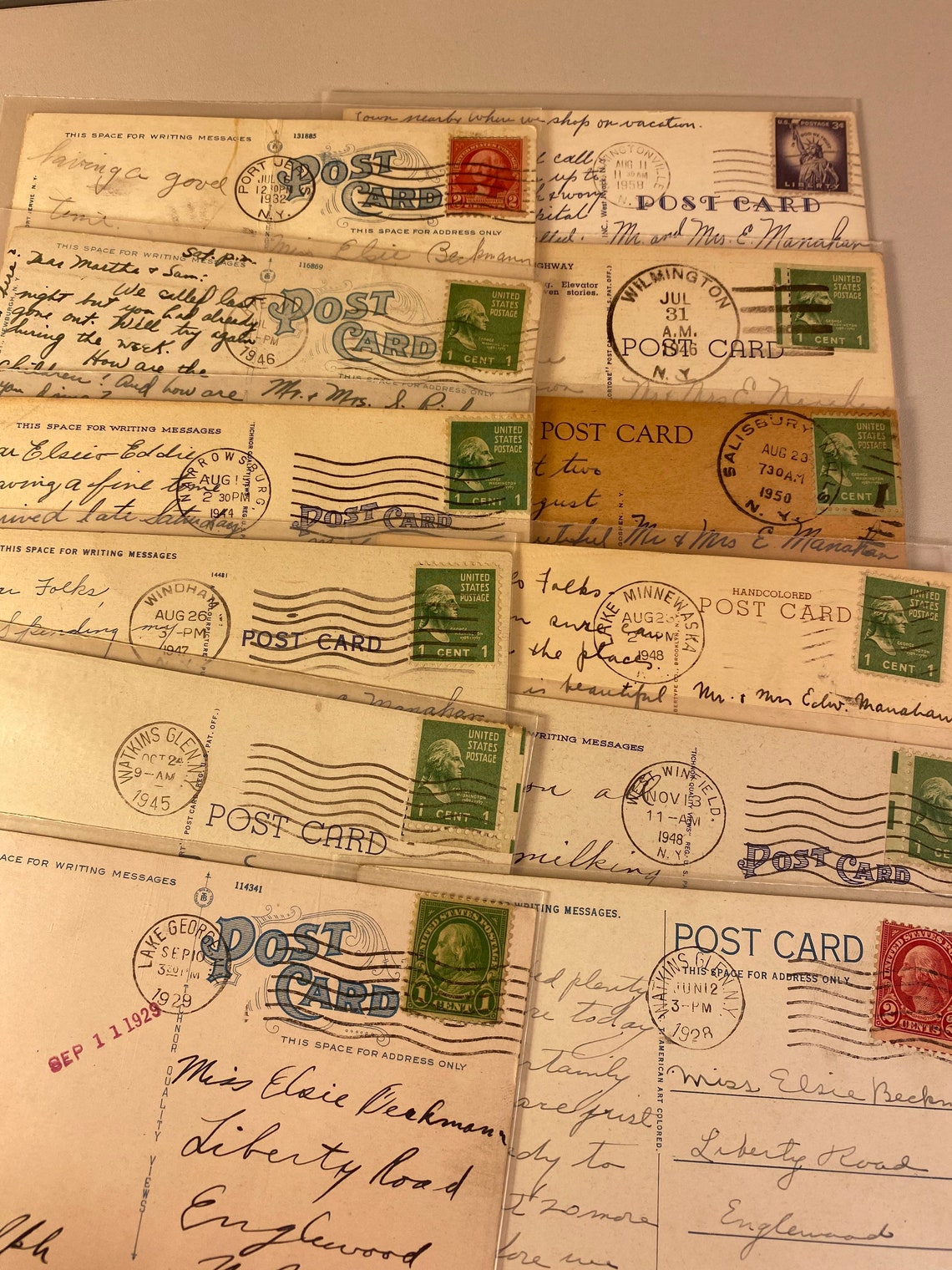 112 Old New York State Postcards Souvenir Post Cards 1930s - Etsy