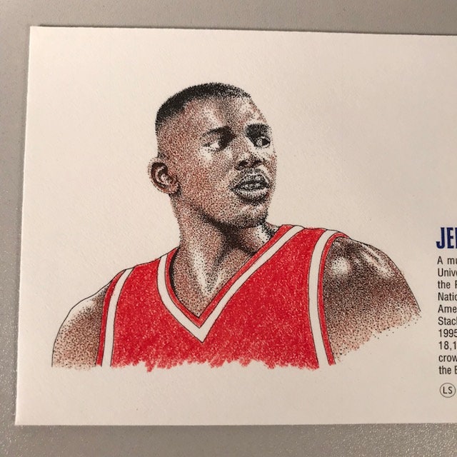 UNC Tarheels, Philadelphia 76ers, Jerry Stackhouse 1995 Sports Cachet ...