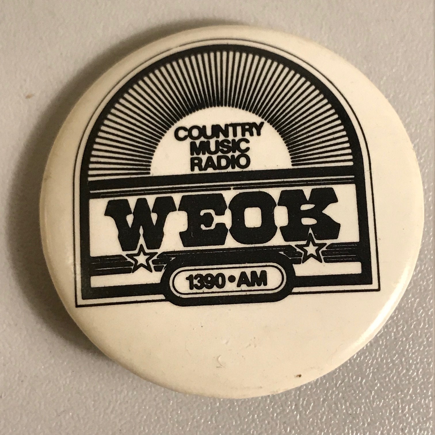 9 Radio TV Station Pinback Buttons 1980s Pins Old Cool 80s | Etsy