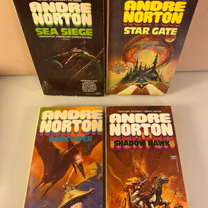 1980s Andre Norton Collection of Paperback Books, Science Fiction ...