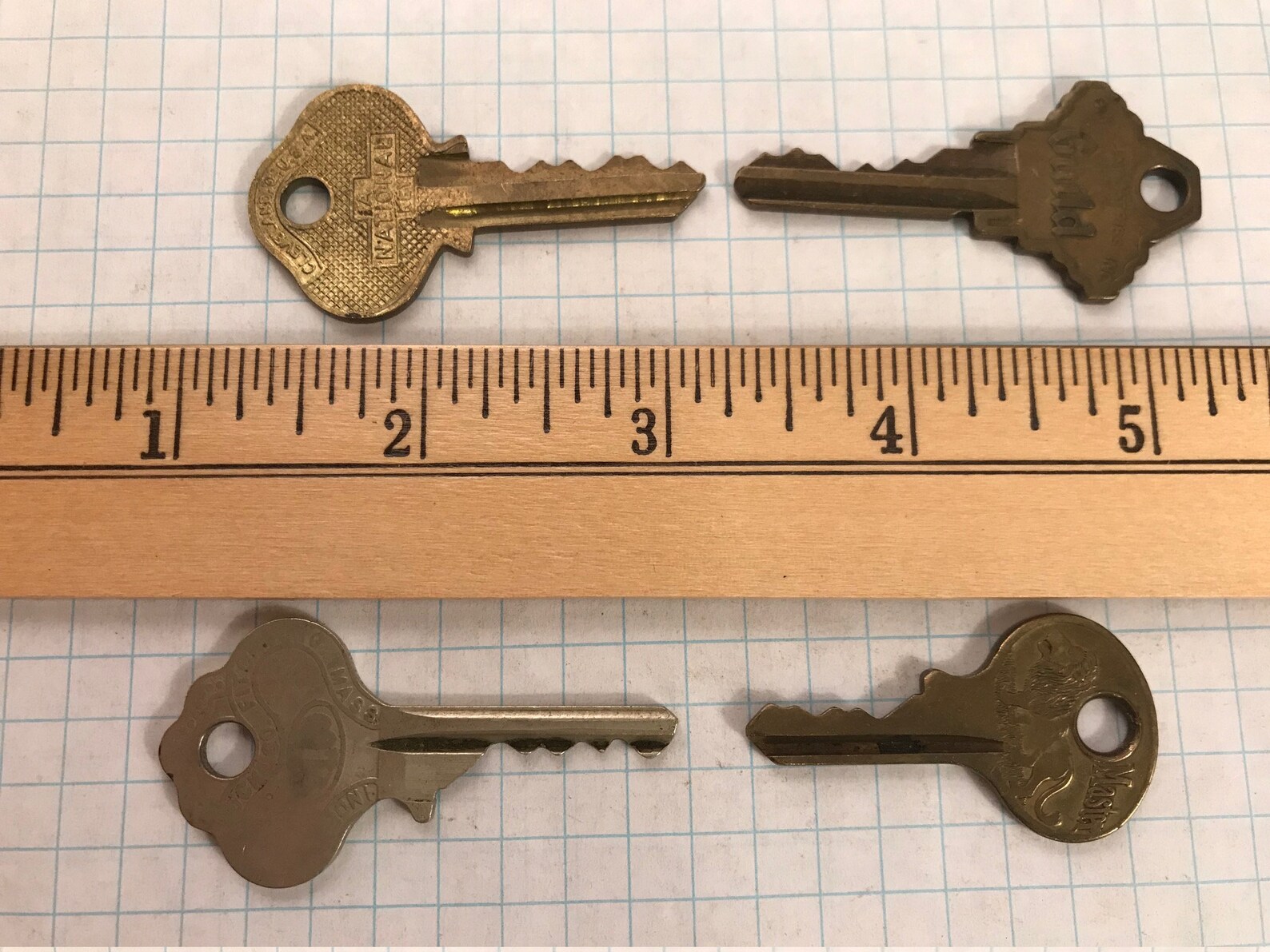 Vintage Unusual Keys lot of 4 Old Metal Industrial Locks - Etsy