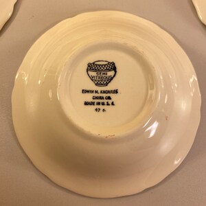 Knowles Berry Bowls Set, Edwin M Knowles China Co, Vintage Dinnerware ...