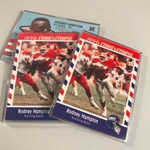 NY Giants Rodney Hampton Rookie Card Stocking Stuffer, Vintage New York ...