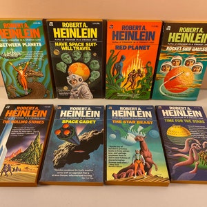 The Worlds of Robert A. Heinlein, Paperback Book Set, Heinlein Box Set ...