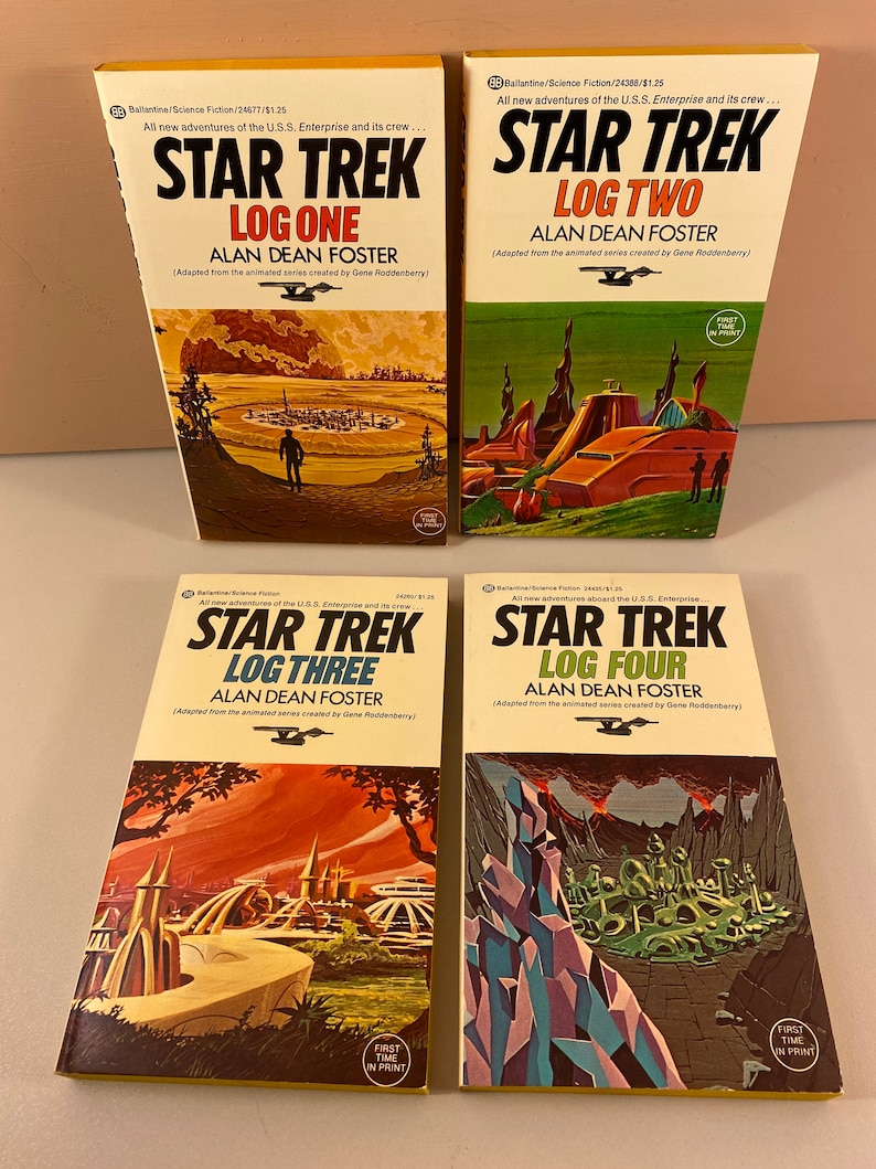 1975 Logs of the Starship Enterprise, Star Trek Paperback Books Box Set ...