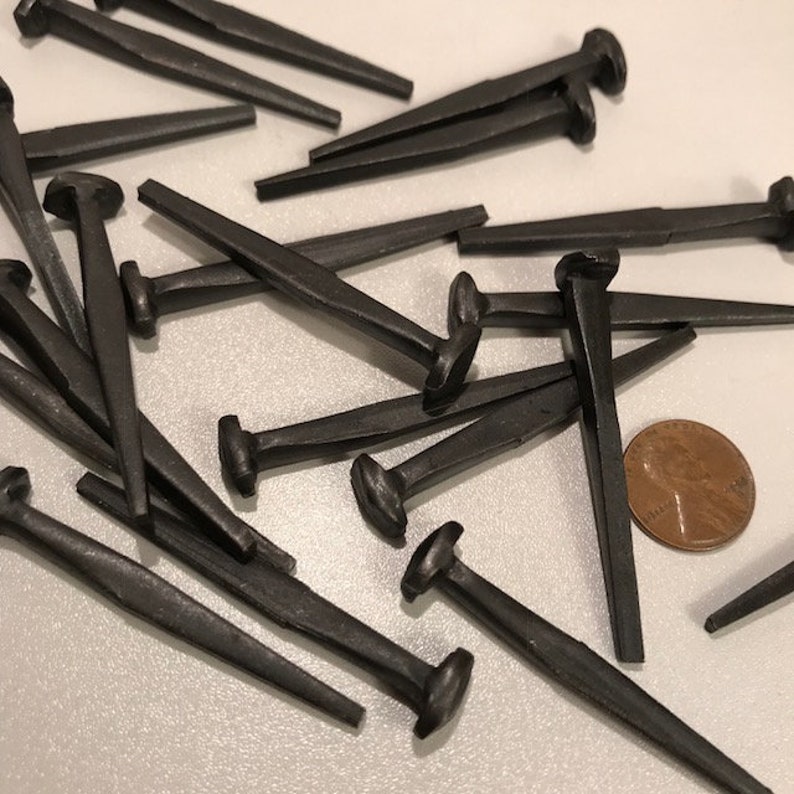 1 Pound 2 Wrought Head Nails 2 Inch One Lb Steel 6D - Etsy