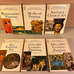 1968 Painting Art Box Set, Set of Six Fully Illustrated Paperback Books ...
