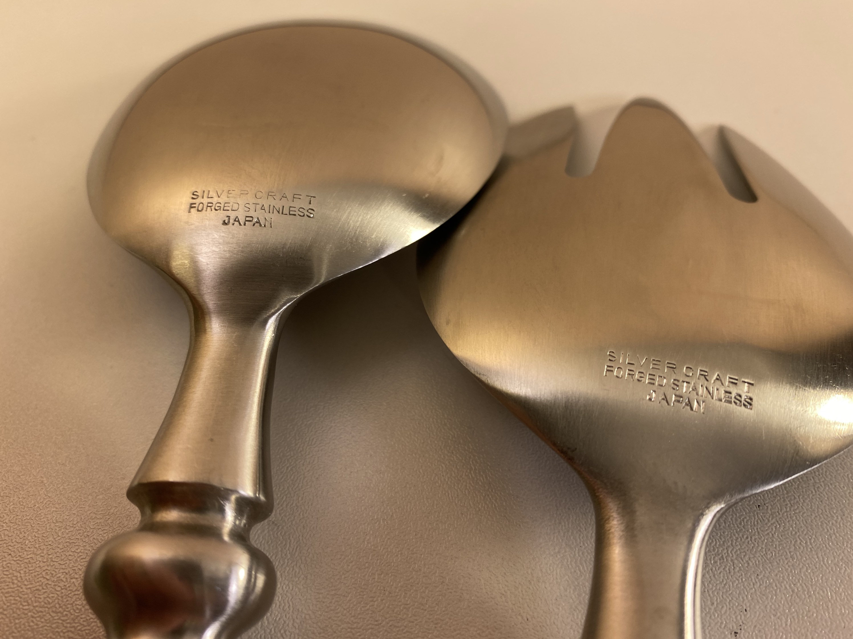 Silvercraft forged stainless spoon and fork serving set Dining ...