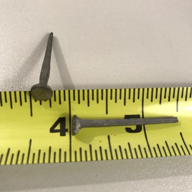 Qty 40 1.5 Clout Steel Cut Nails 1.5 Inch Nails Set | Etsy