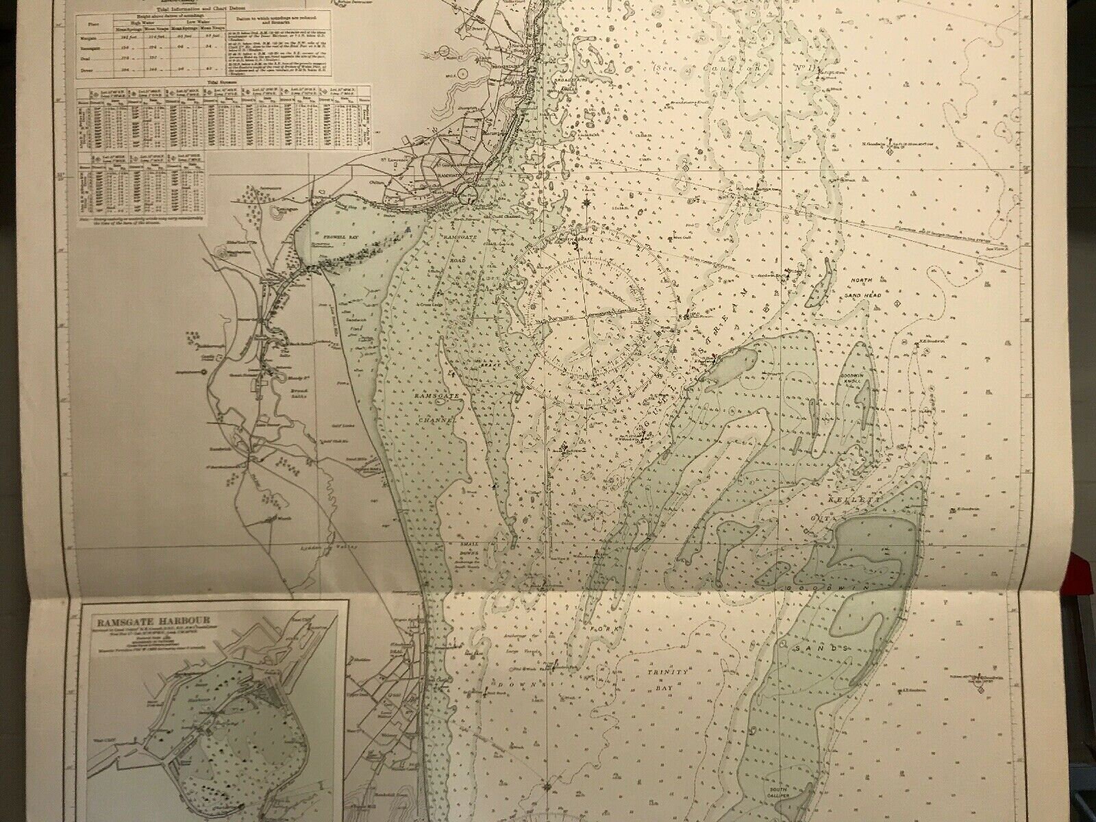 England South East Coast Navigational Chart Hydrographic Map | Etsy