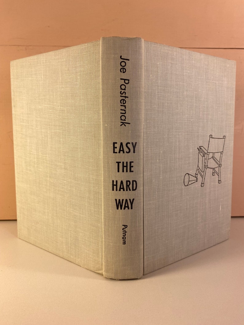 1956 Signed Copy Easy the Hard Way Hardcover Book, Inscribed by Joe ...