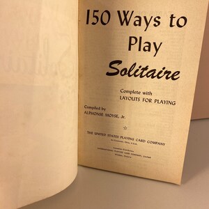 1950s Playing Cards Book Set, How to Play Cards, Card Games Book Bundle ...