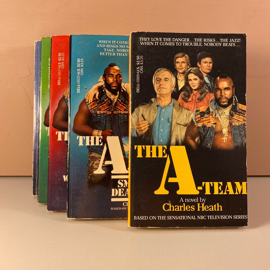 1984 A-team Paperback Books Set, Retro Television, Mr T Television ...
