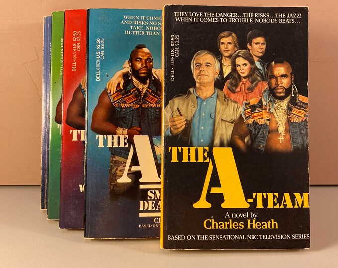 1984 A-team Paperback Books Set, Retro Television, Mr T Television ...