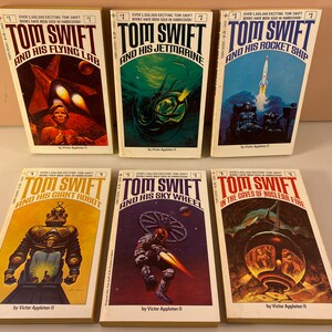 1977 UNREAD Tom Swift Box Set, Victor Appleton II Paperback Book Set ...