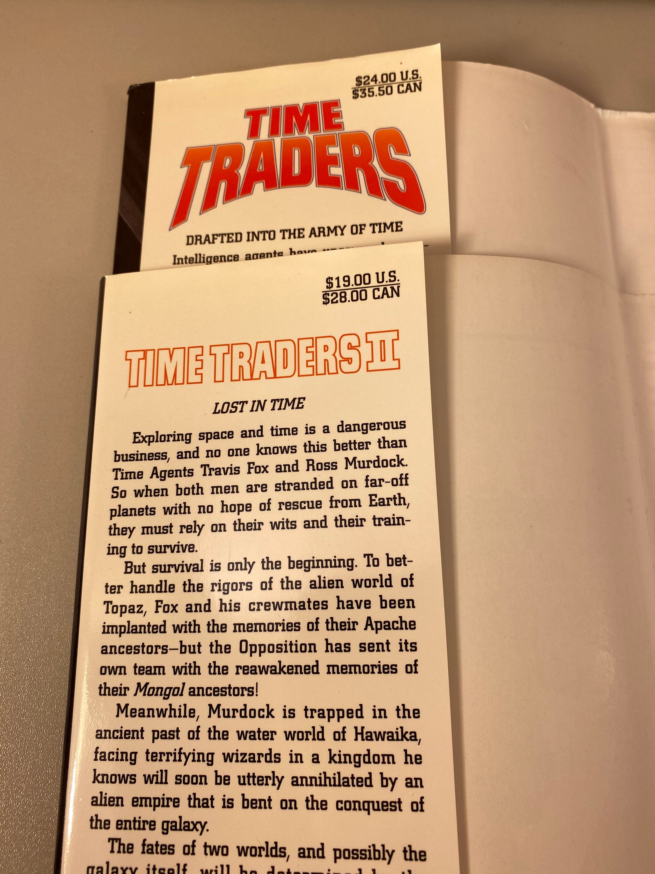 2000 / 2001 Time Traders Series, Andre Norton Hardcover Books, Two ...