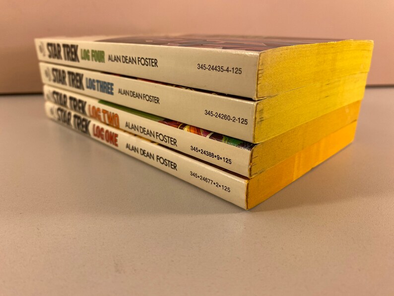 1975 Logs of the Starship Enterprise, Star Trek Paperback Books Box Set ...