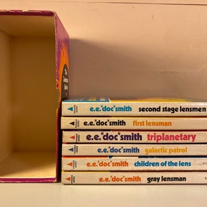 1970 the Lensman Series Box Set, E. E. "doc" Smith Sci Fi Boxed Set ...