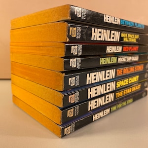 The Worlds of Robert A. Heinlein, Paperback Book Set, Heinlein Box Set ...
