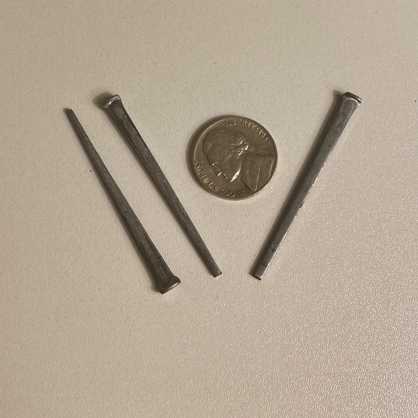 Qty 30 2 Fine Finish Steel Cut Nails Two Inch Nails | Etsy