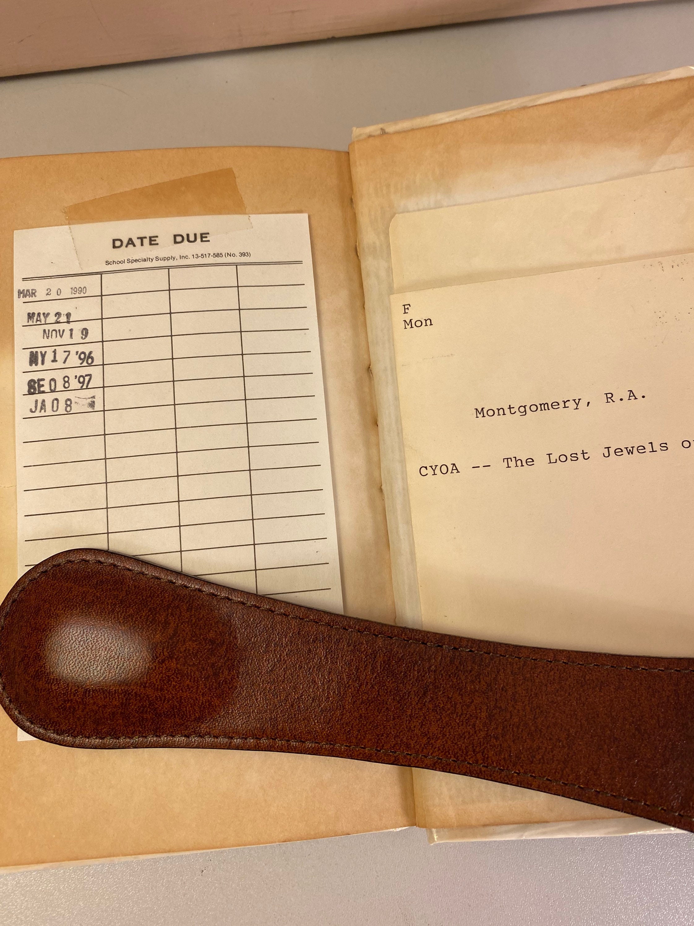 1981 the Lost Jewels of Nabooti #10, Hardcover Choose Your Own ...