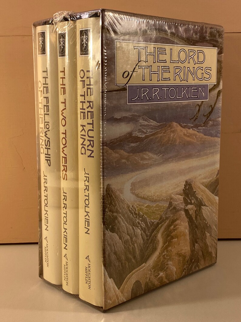 1990s SEALED LOTR Hardcover Book Box Set J.R.R. Tolkien the - Etsy