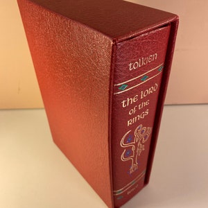 2nd Printing, the Lord of the Rings, J. R. R. Tolkien, Hardback Book ...