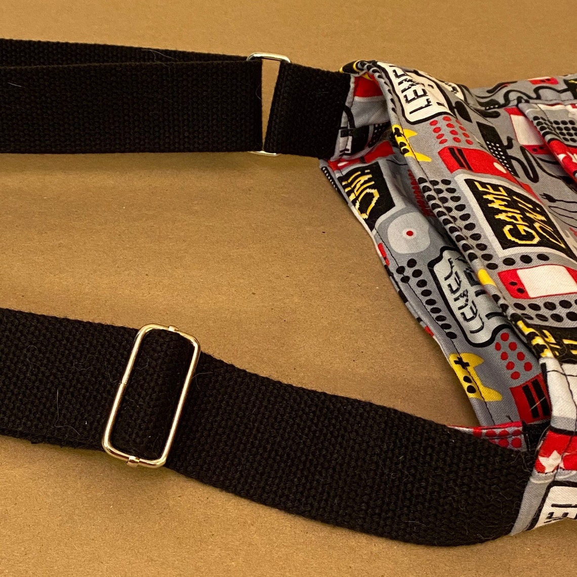 Crossbody Hipster Bag, Gamer Video Games Throwback, Game on Level up ...