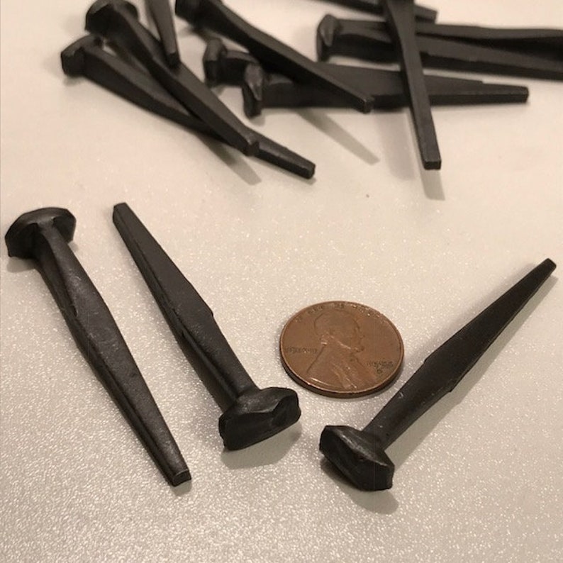 1 Pound 2 Wrought Head Nails 2 Inch One Lb Steel 6D - Etsy