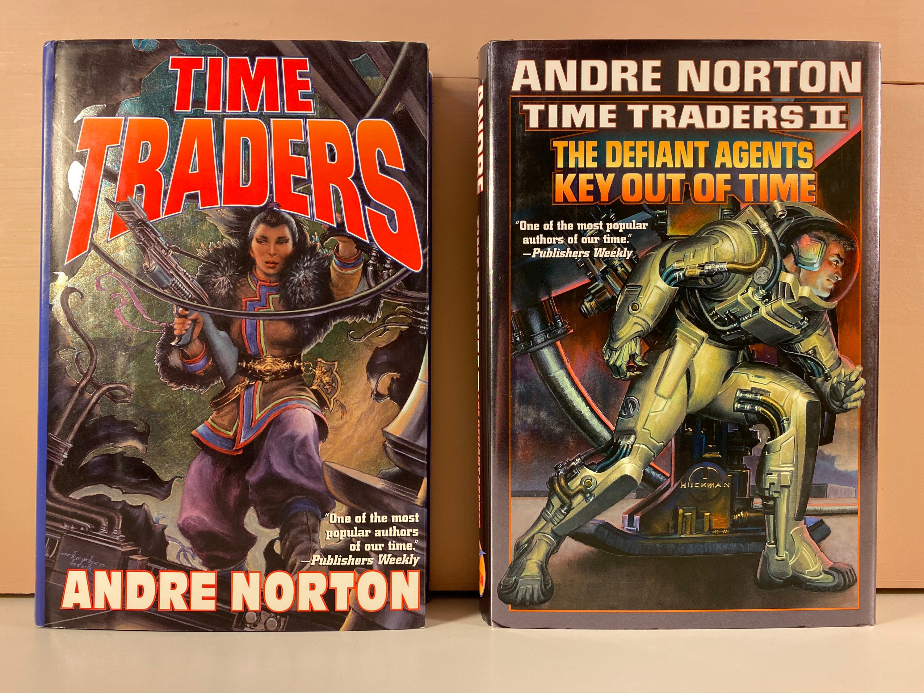 2000 / 2001 Time Traders Series, Andre Norton Hardcover Books, Two ...