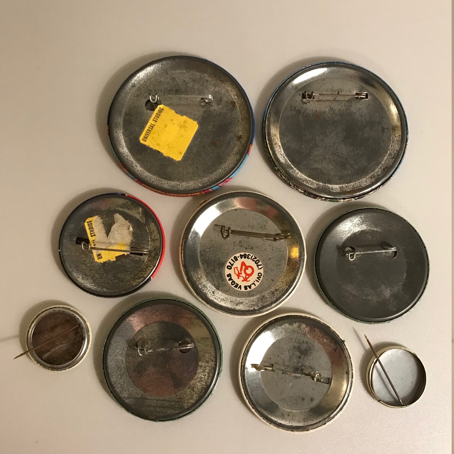 9 West USA Pinback Buttons 1980s Pins Old Cool 80s Flair CA - Etsy