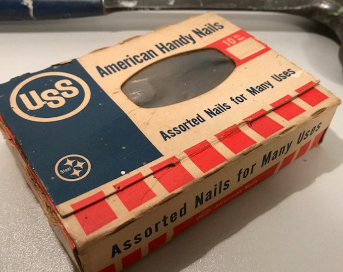 USS United States Steel Corporation Handy Nails Box, Vintage ...