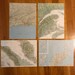 1980s, 9" X 12", 16 Pack Old Maps Paper, Two-sided, Vintage ...