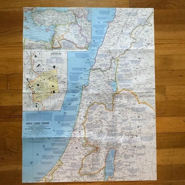 Holy Land Map Today