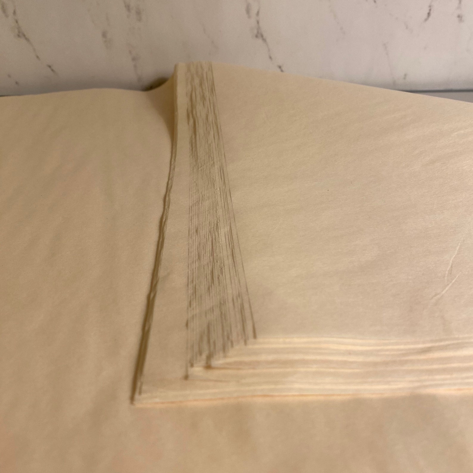 Made in USA Tissue Paper French Vanilla 24 sheets 20 x 30 | Etsy