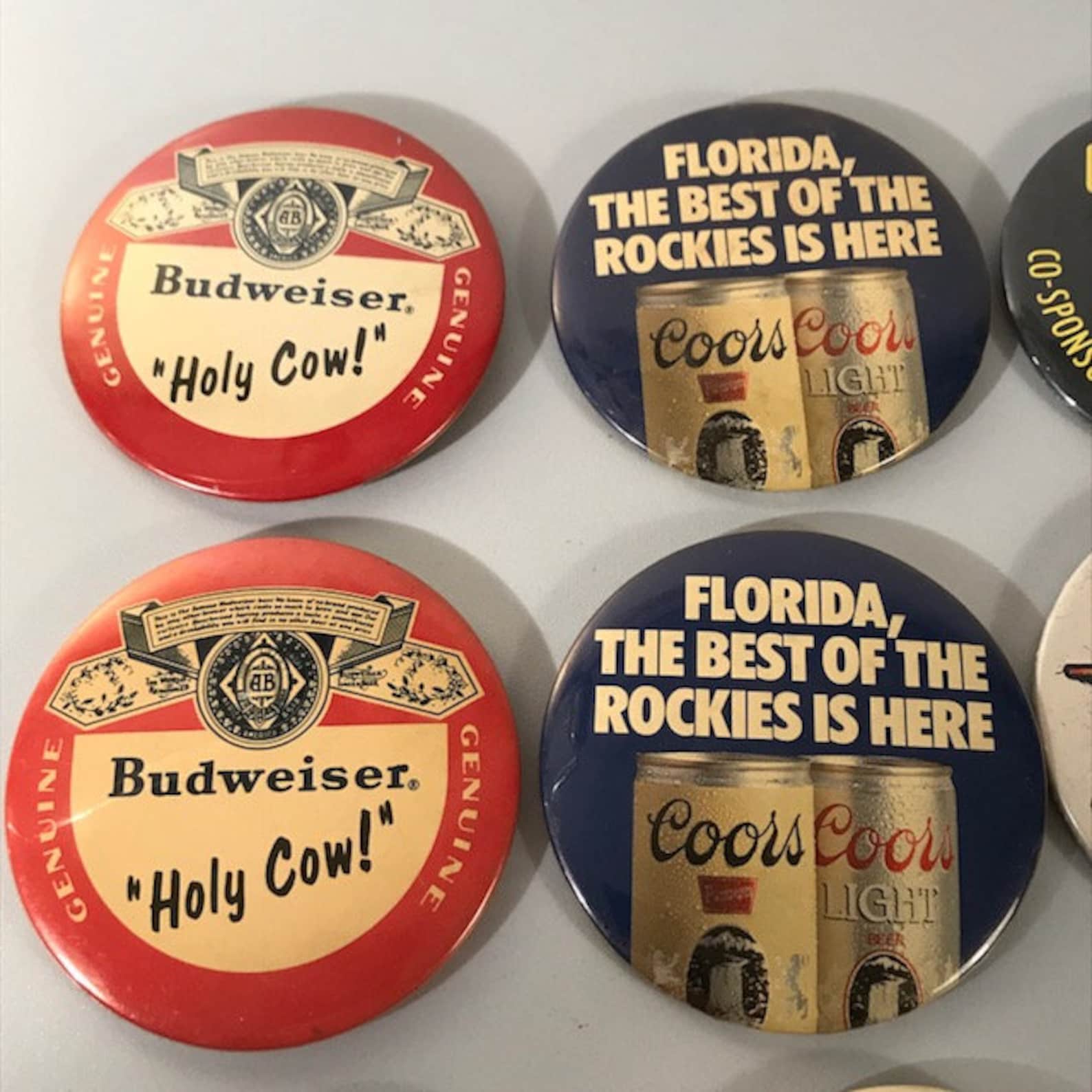 17 Beer Pinback Buttons Vintage Kitschy Collection Pin Back | Etsy