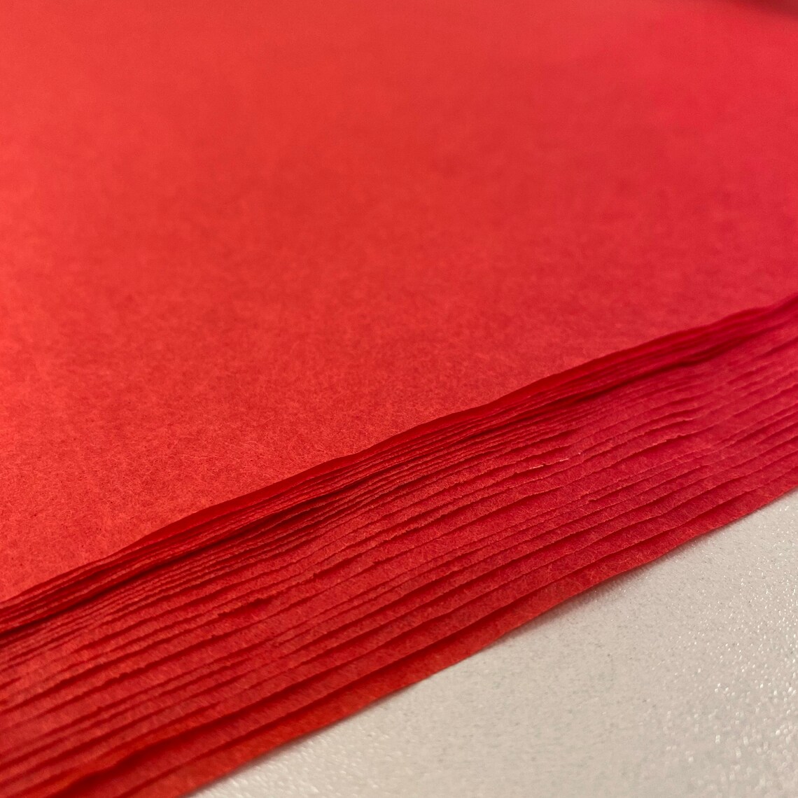 Made in USA Tissue Paper, Red Holiday Red, 24 Sheets, 20 X 30 Inch ...