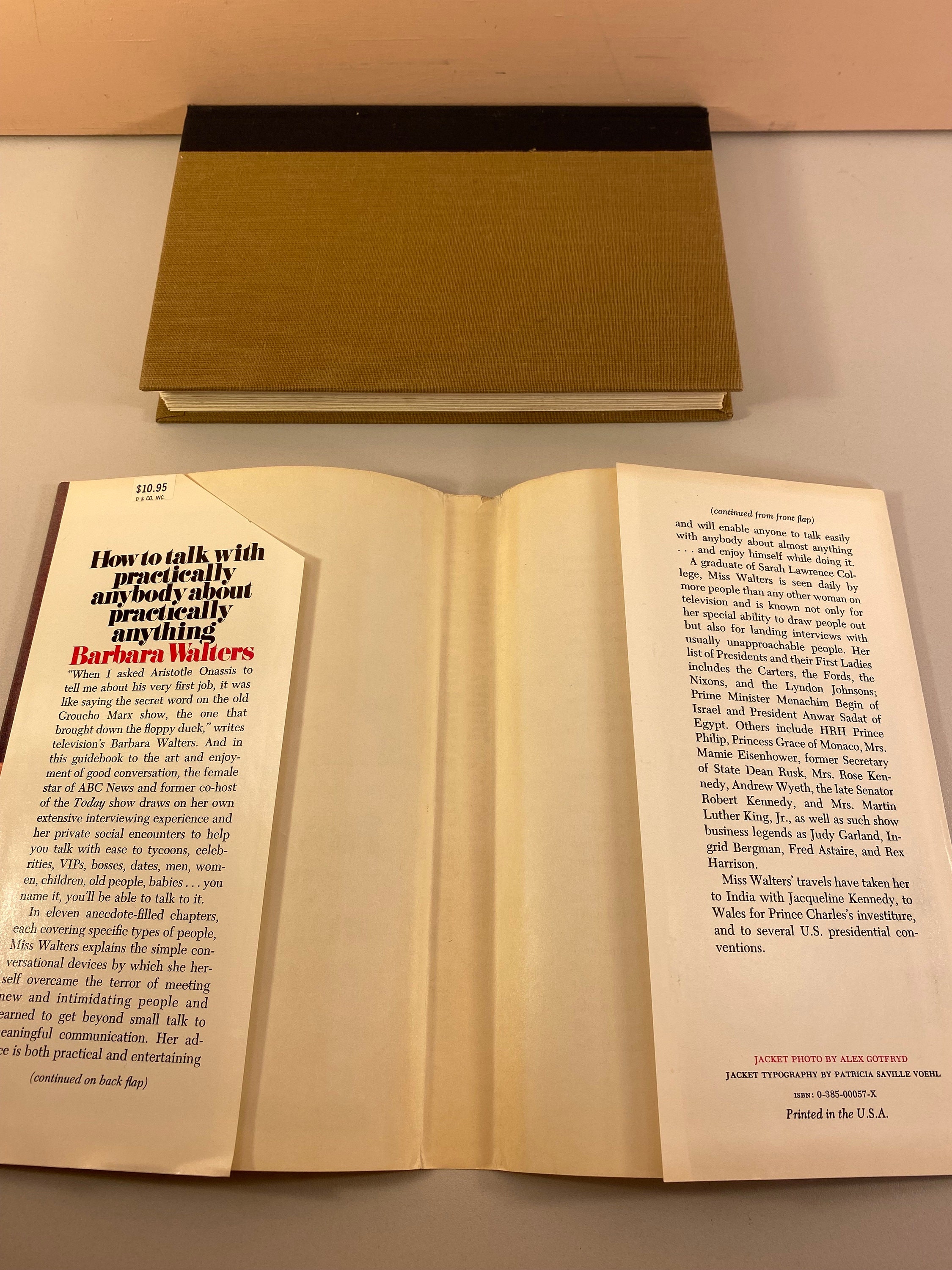 1970 Barbara Walters Hardcover Book, How to Talk With Practically ...