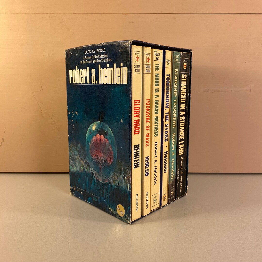 1970s Robert A Heinlein Science Fiction Collection, UNREAD Paperback ...