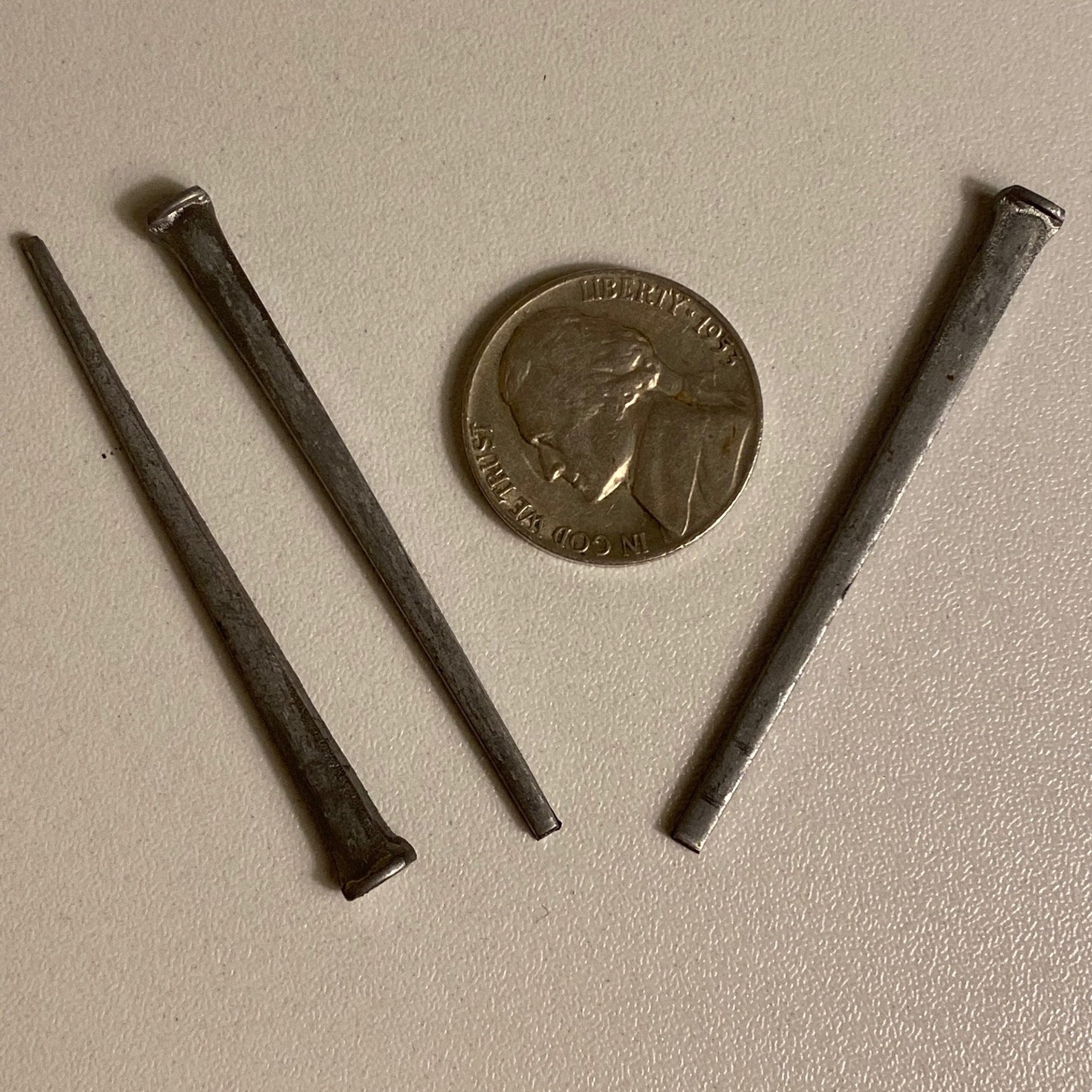 Qty 30 2 Fine Finish Steel Cut Nails Two Inch Nails - Etsy