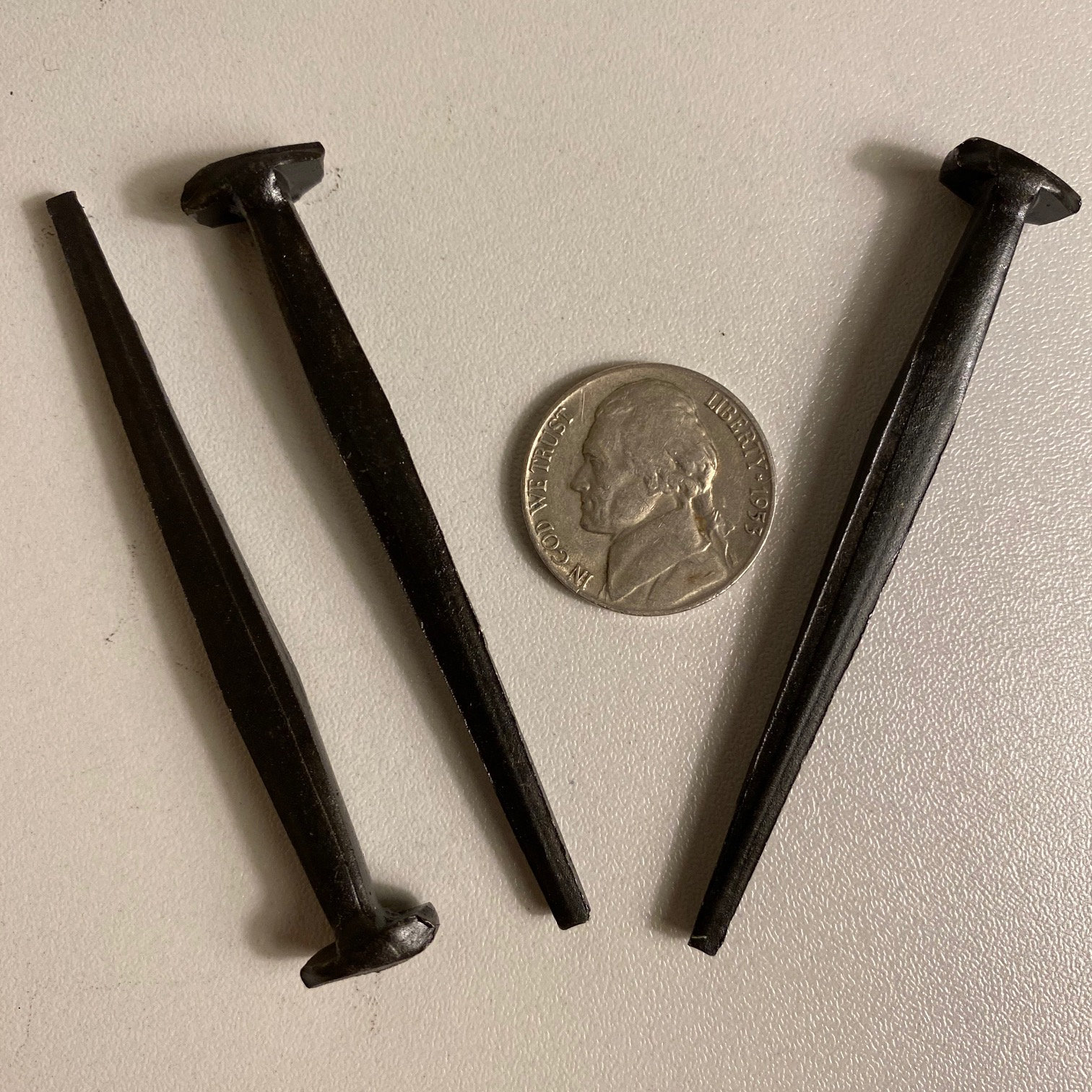 1 Pound 2.5 Wrought Head Nails 2.5 Inch One Lb Steel - Etsy