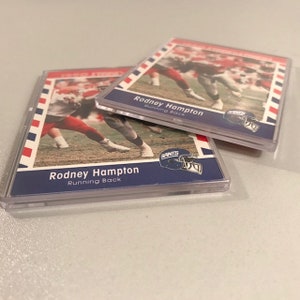NY Giants Rodney Hampton Rookie Card Stocking Stuffer, Vintage New York ...
