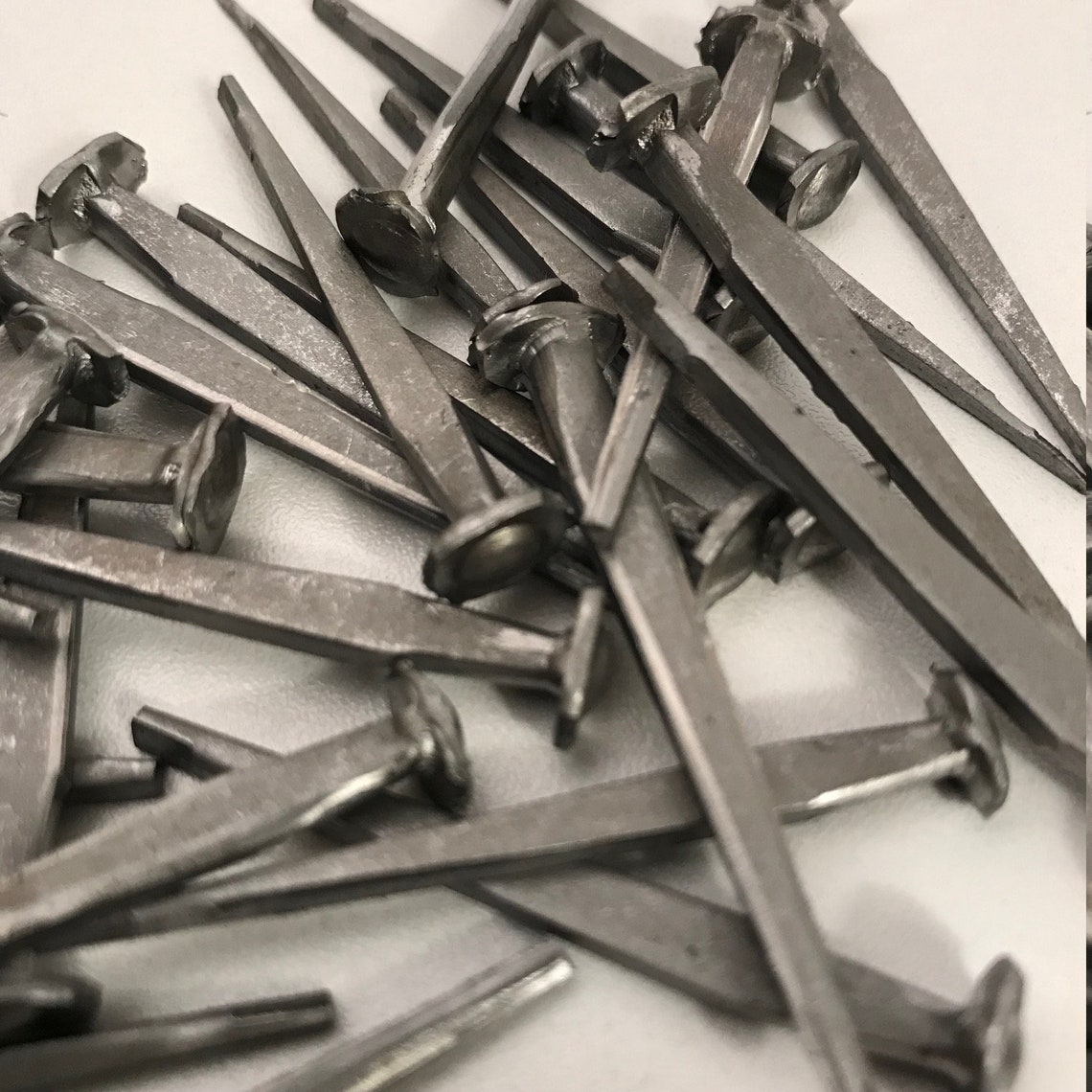 Qty 20 2 Rosehead Steel Cut Nails 6D Rose Head - Etsy