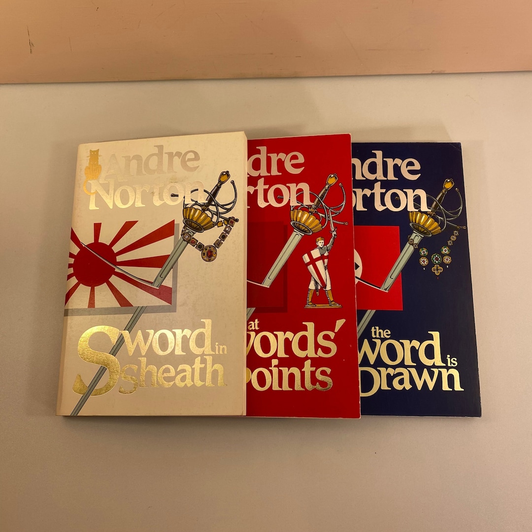 1985 Sword Trilogy, Andre Norton Paperback Book Set, Unicorn-star Press ...
