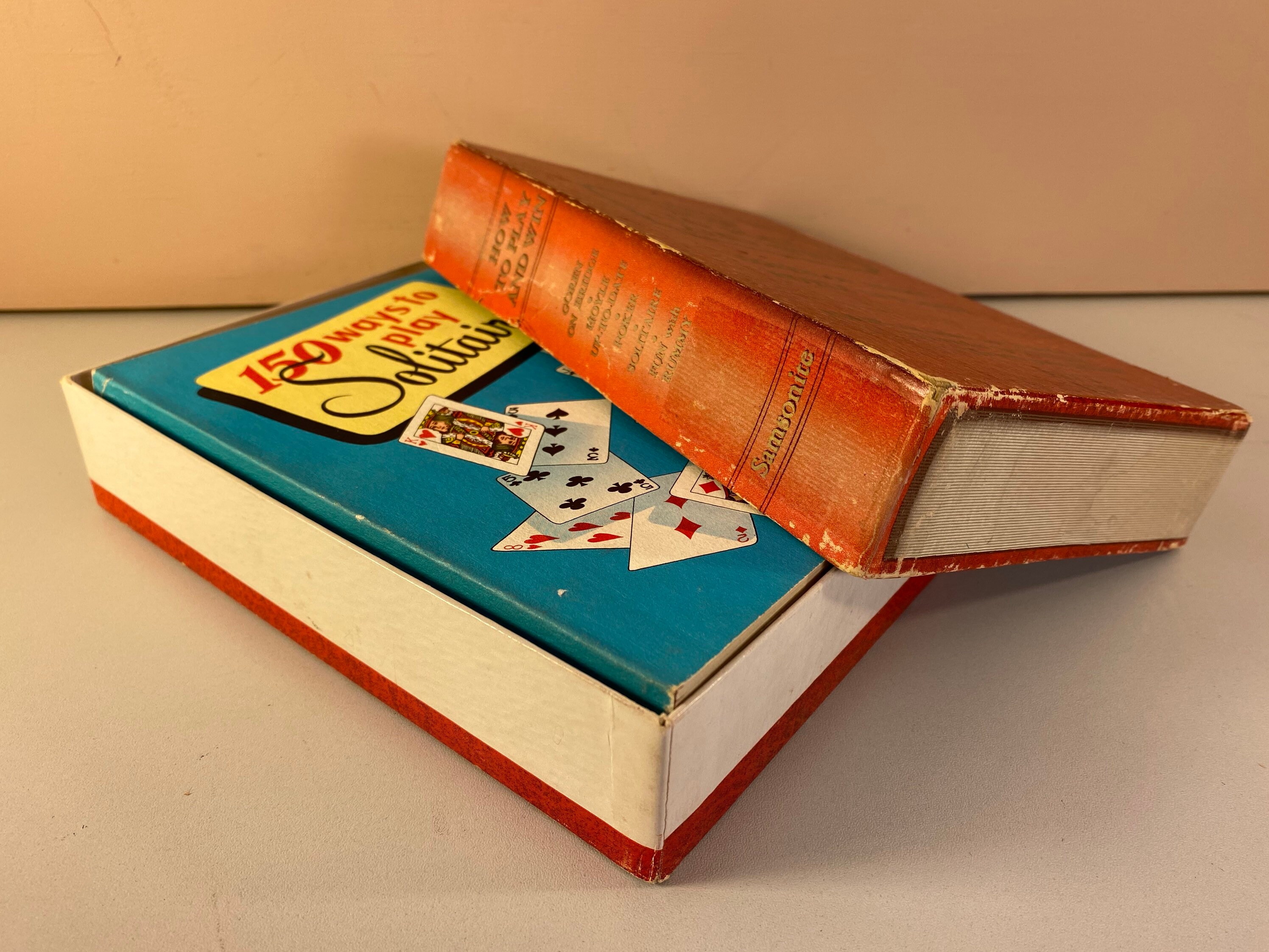 1950s Playing Cards Books Boxed Set How to Play Cards - Etsy