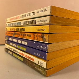 1972 Andre Norton Paperback Book Box Set, Ace Books Box Set, 8-book Boxed Set, Galactic Derelict ...