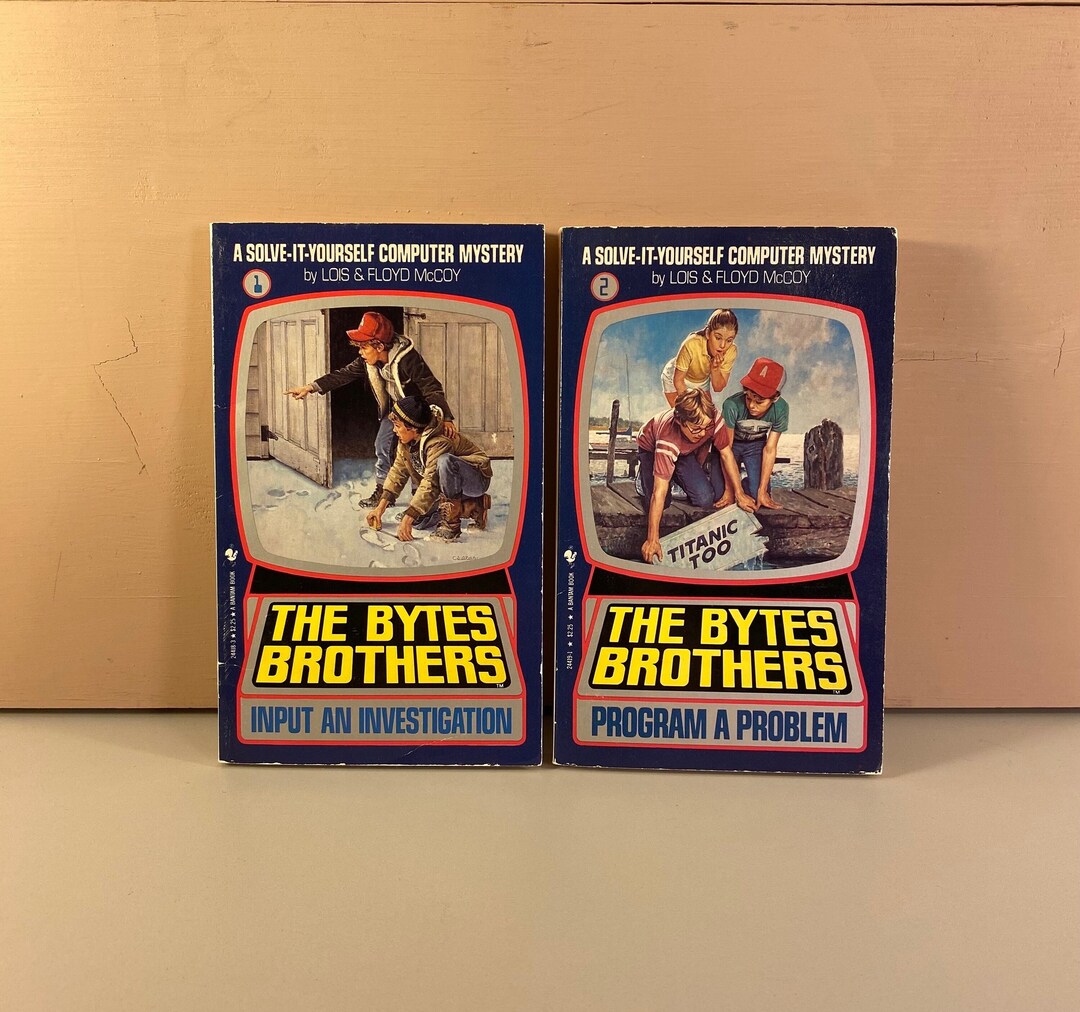 1984 the Bytes Brothers #1 and #2, First Printings, Solve-it-yourself ...
