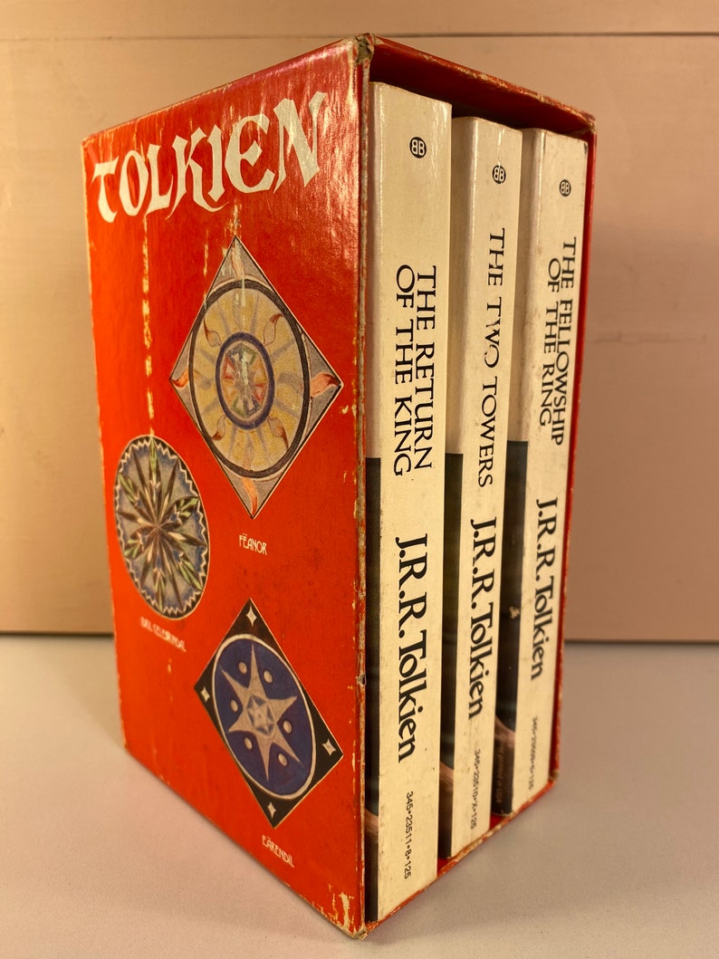 1973 LOTR Trilogy Paperback Book Box Set Ballantine Books - Etsy