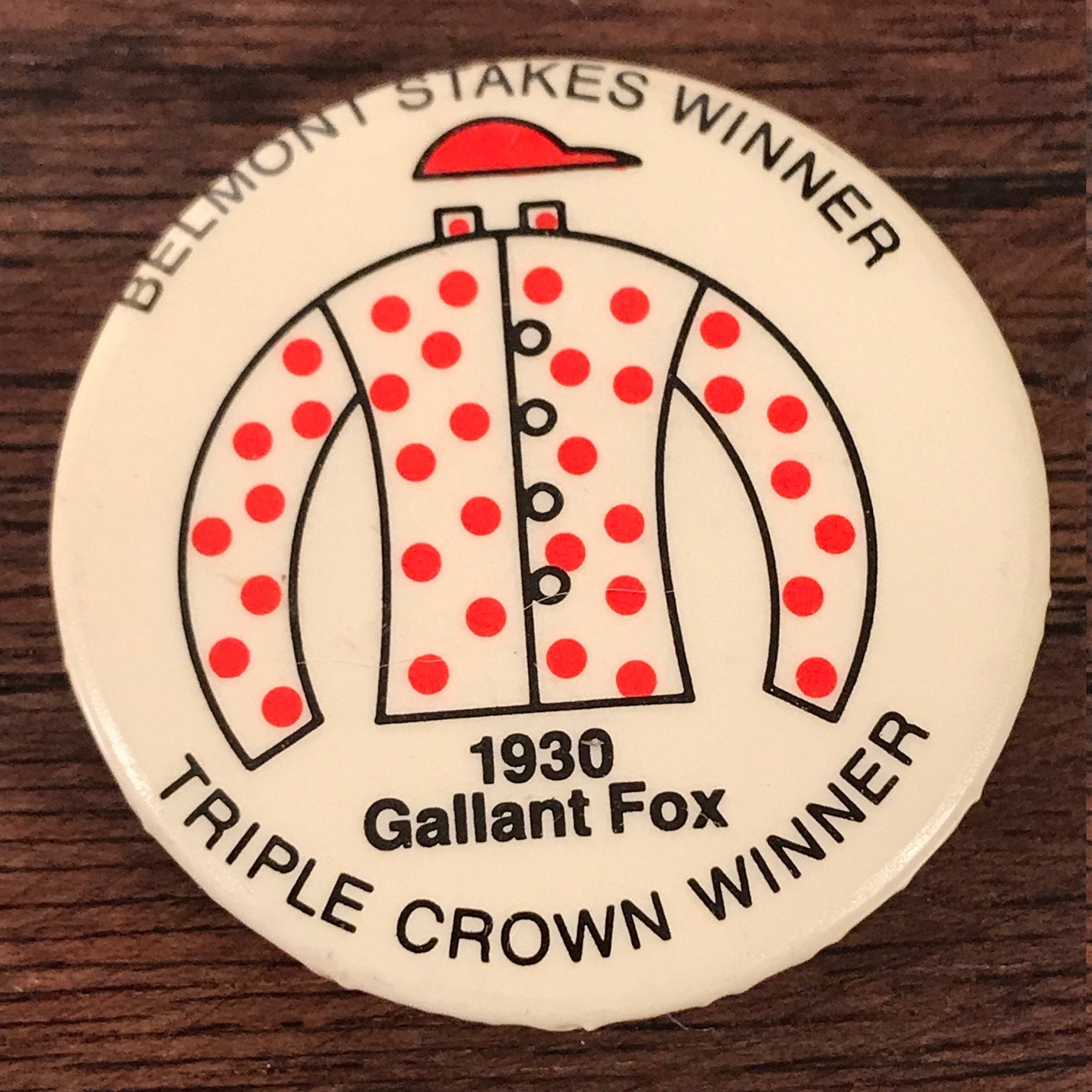 Three Triple Crown Winner Pinback Buttons 1980s Pins Cool - Etsy